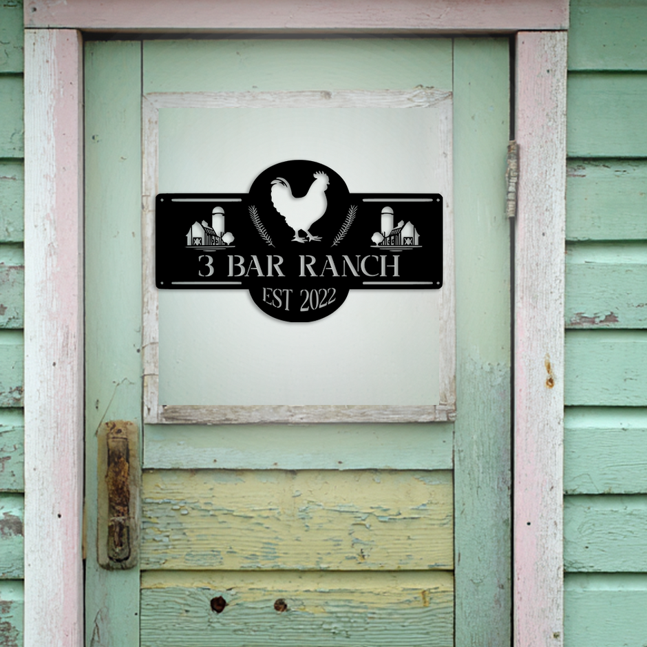 Farm & Country Metal Signs | Rustic Metal Wall Art for Homes, Barns ...