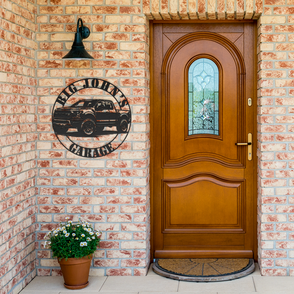 American Performance Pickup Truck Metal Wall Art Sign Off Road Garage ...