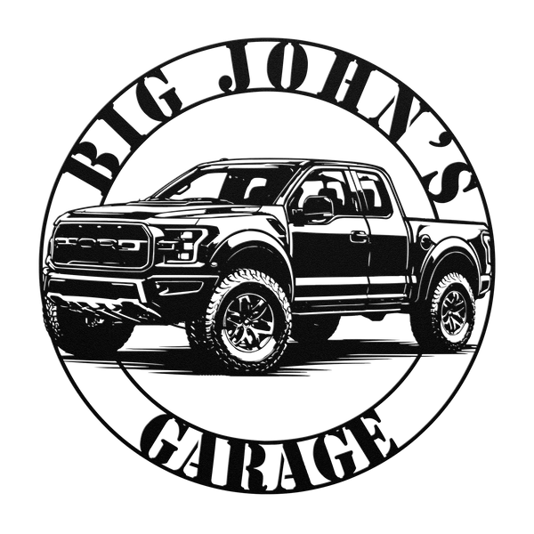 American Performance Pickup Truck Metal Wall Art Sign Off Road Garage ...