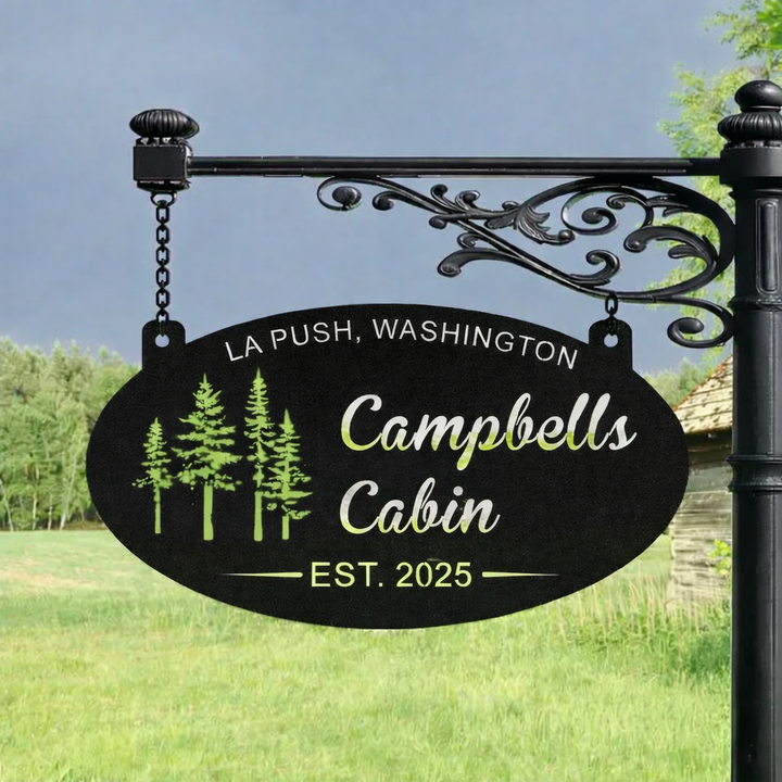 Custom Address Metal Signs | Personalized House Numbers — Metal Art Signs