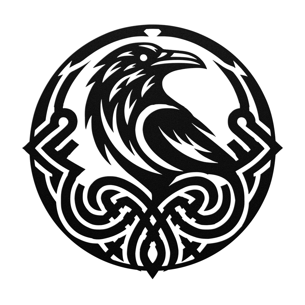 Custom Nordic Raven Wall Art - Metal Viking Decor | Durable ...