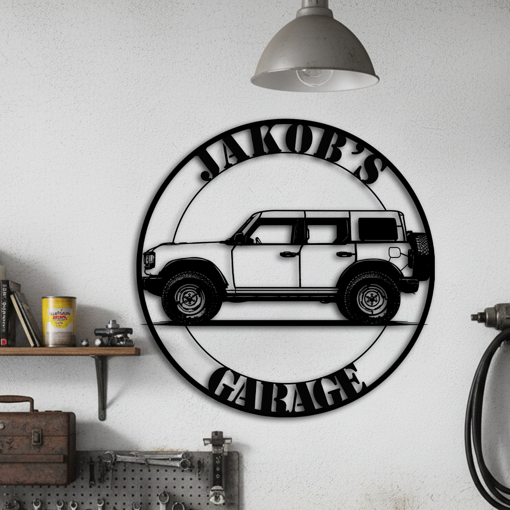 Ford Bronco Off Road SUV Metal Wall Art Metal Sign – Metal Art Signs