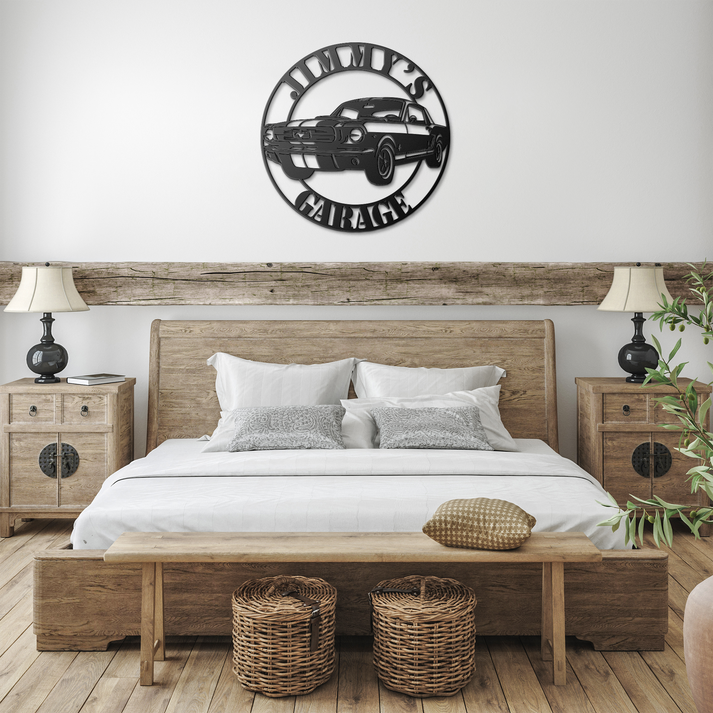 Ford Mustang Metal Sign | Custom American Pony Car Wall Art | Classic ...