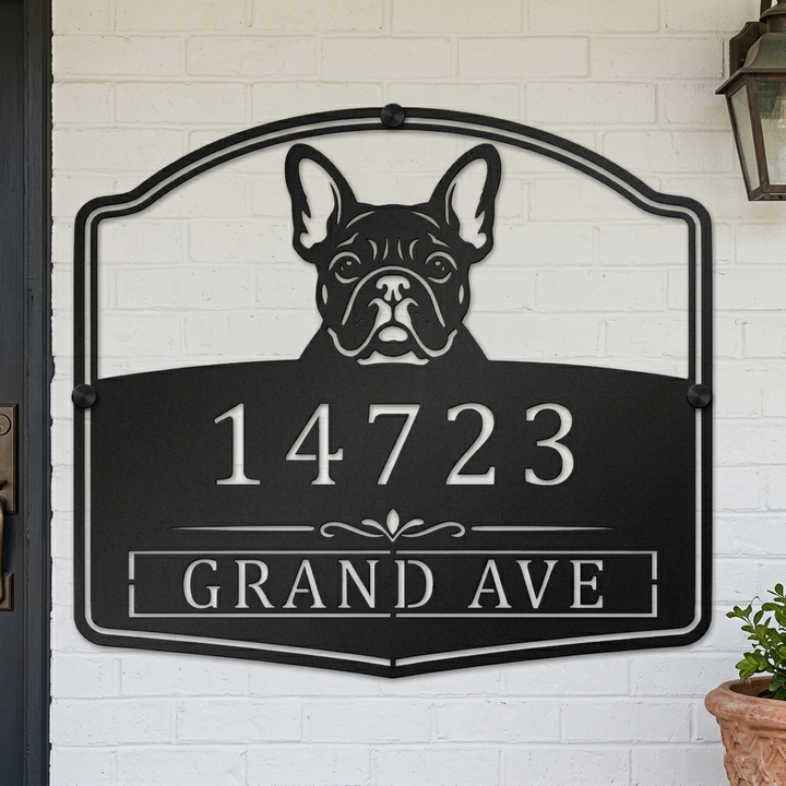 Custom Address Metal Signs | Personalized House Numbers — Metal Art Signs