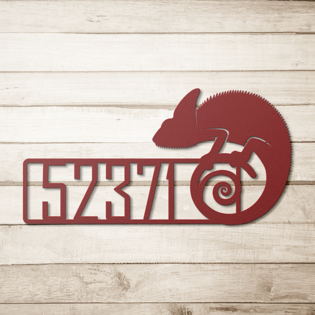 Custom Address Metal Signs | Personalized House Number Art – Metal Art ...