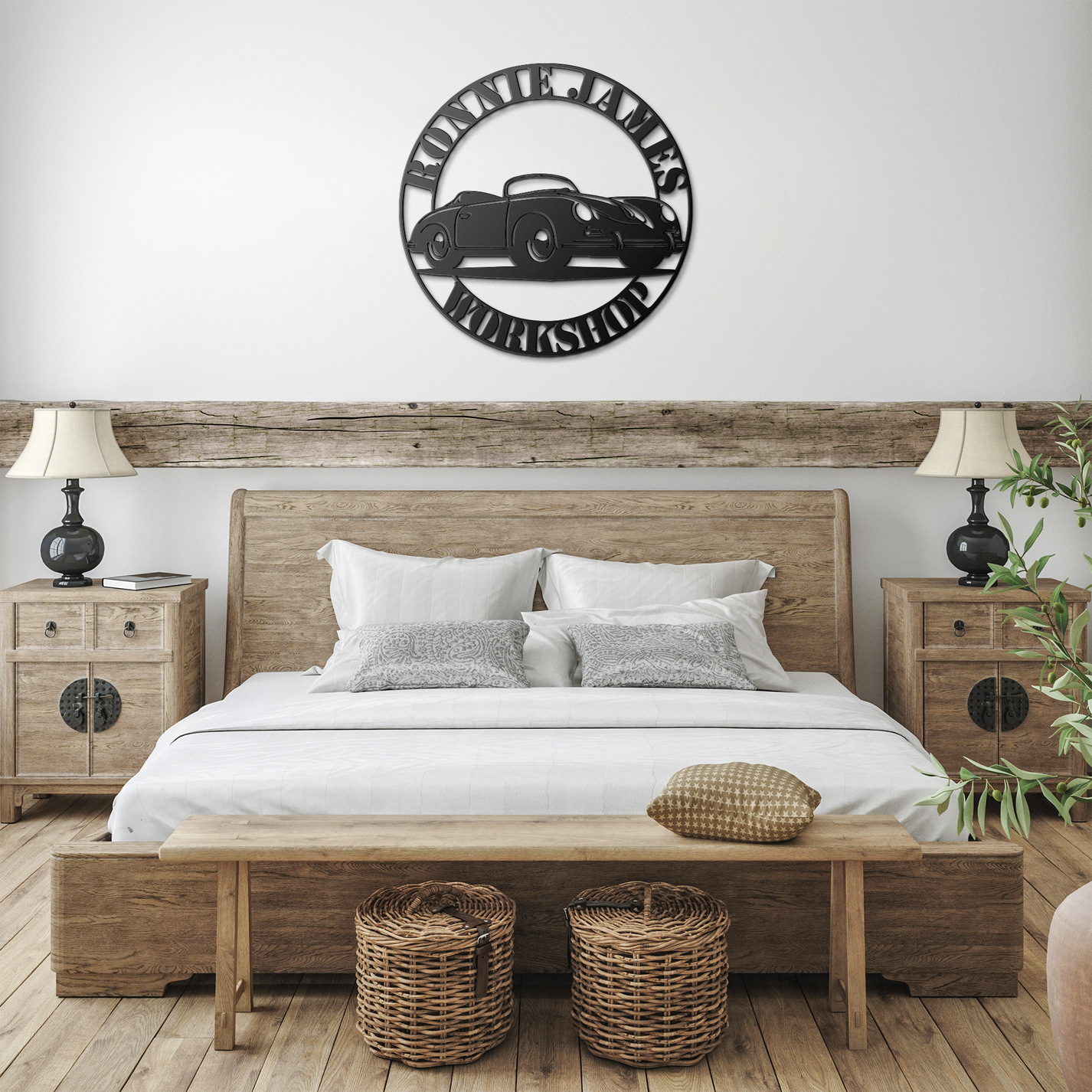 German Sports Car Sign - Vintage Porsche Metal Art | Gift – Metal Art Signs