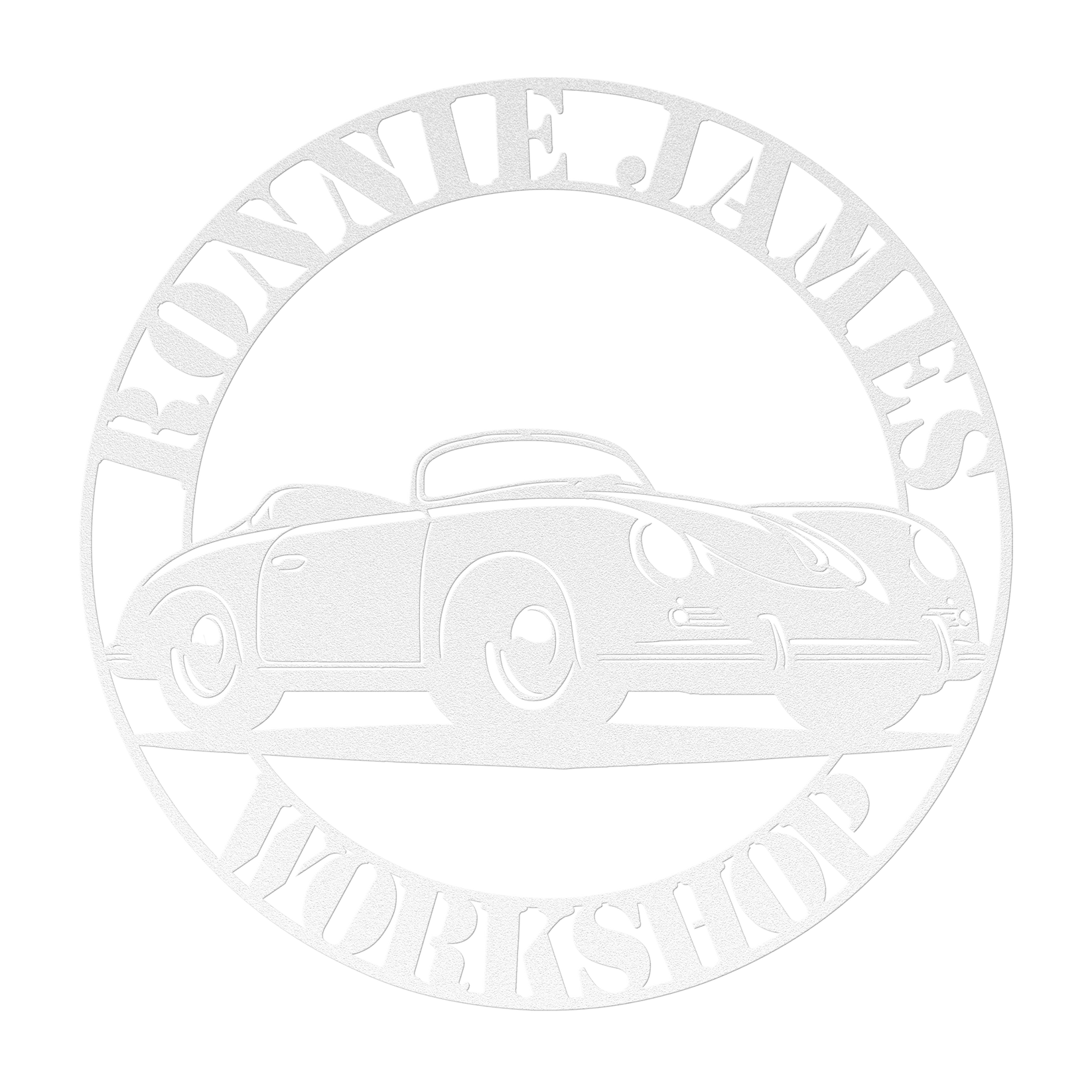 German Sports Car Metal Sign - Vintage Porsche Speedster Wall Art ...