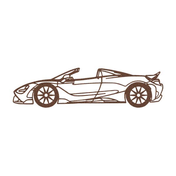 McLaren Silhouette Metal Sign - McLaren Metal Sign – Metal Art Signs