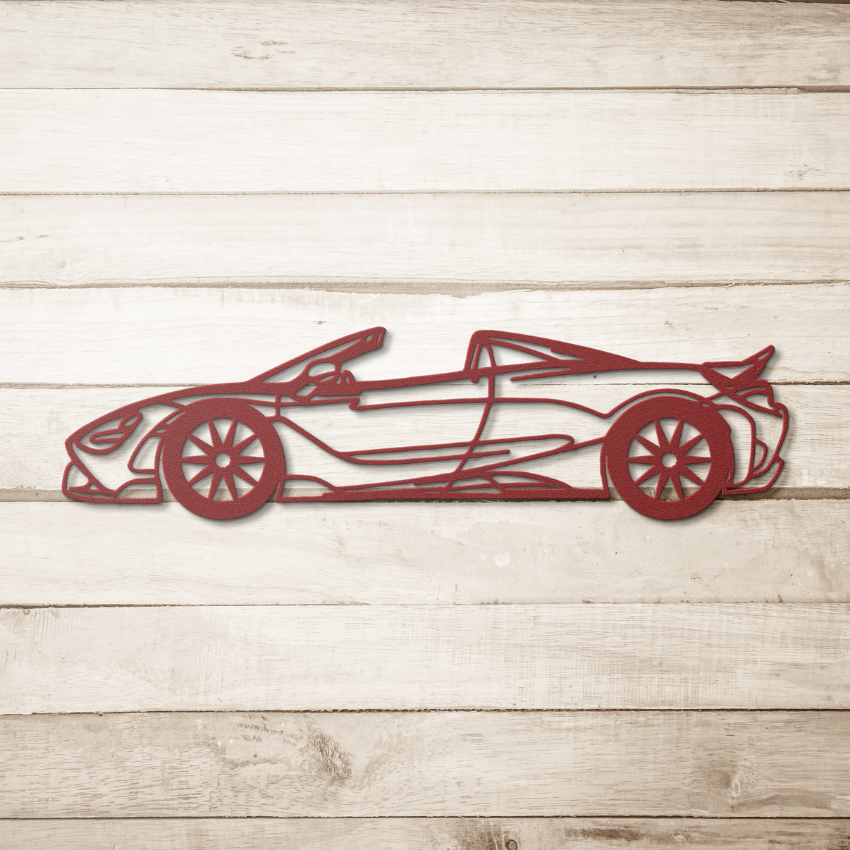 McLaren Silhouette Metal Sign - McLaren Metal Sign – Metal Art Signs