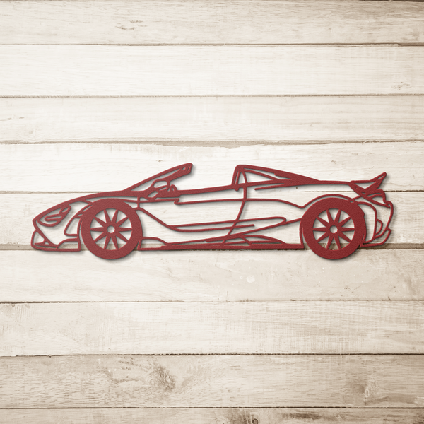 McLaren Silhouette Metal Sign - McLaren Metal Sign – Metal Art Signs