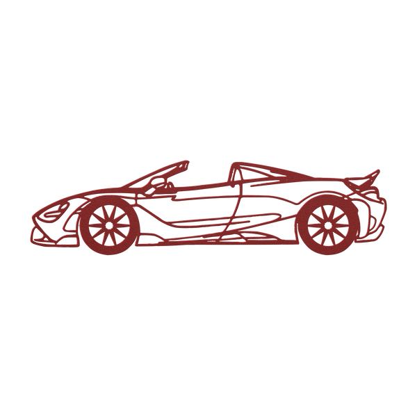 McLaren Silhouette Metal Sign - McLaren Metal Sign – Metal Art Signs