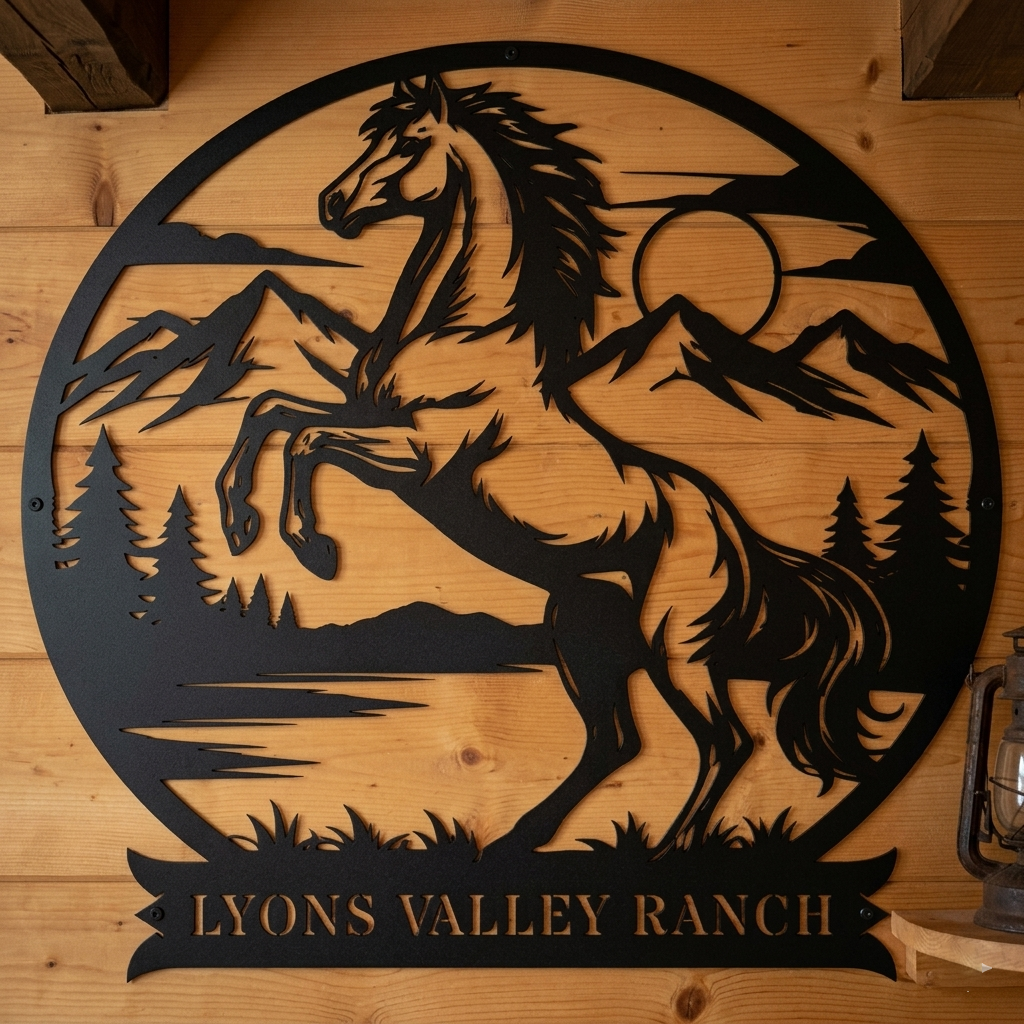 Custom Address Metal Signs | Personalized House Numbers — Metal Art Signs