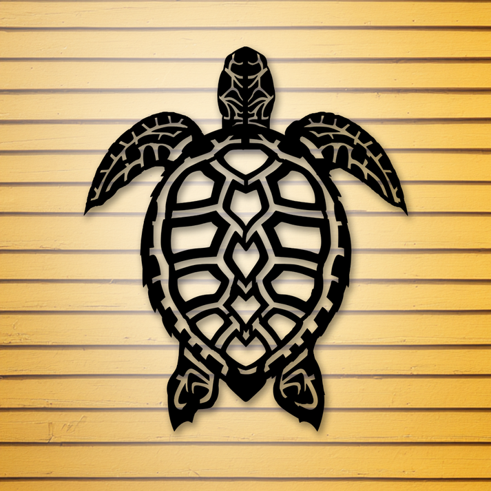 Metal Sea Turtle Wall Art, Sea Turtle Wall Decor, Turtle Metal Sign ...