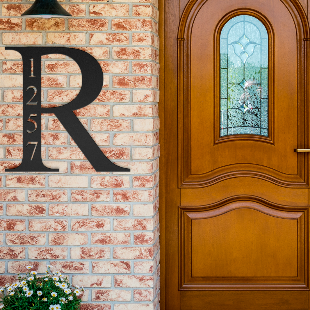 Custom Address Metal Signs | Personalized House Numbers — Metal Art Signs