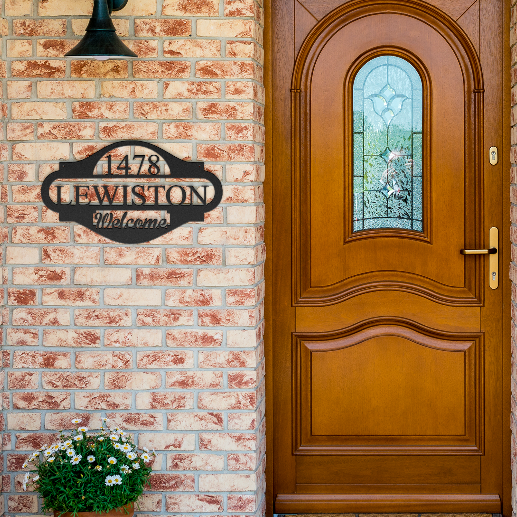 Custom Address Metal Signs | Personalized House Numbers — Metal Art Signs