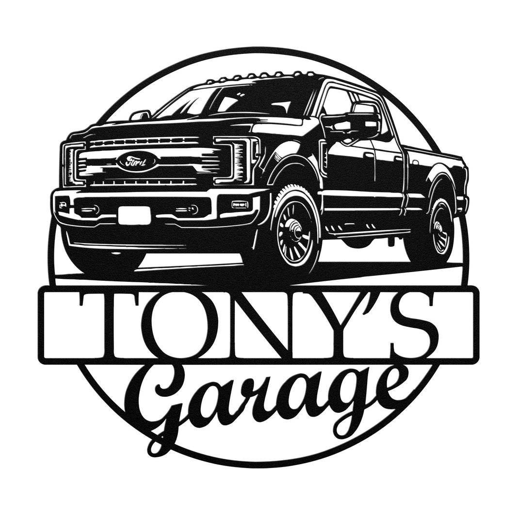 Custom Garage Metal Signs Personalized Steel Garage Decor Made in USA ...