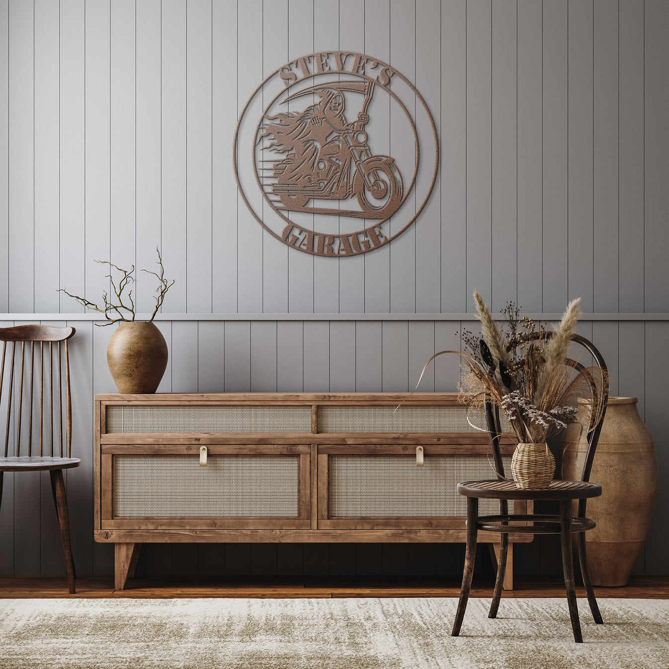 Reaper Sign - Harley Davidson Sign – Metal Art Signs