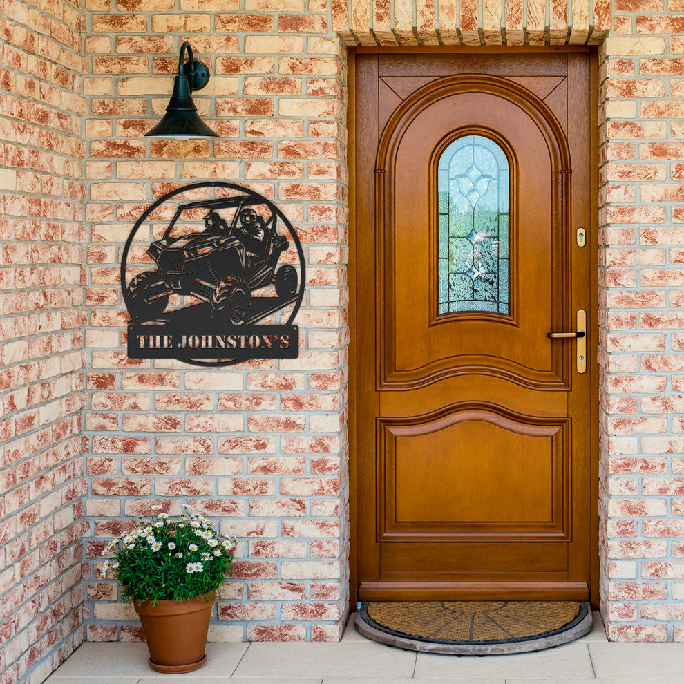 UTV Sign | Custom RZR Wall Art | Side by Side Metal Garage Sign | Dune ...