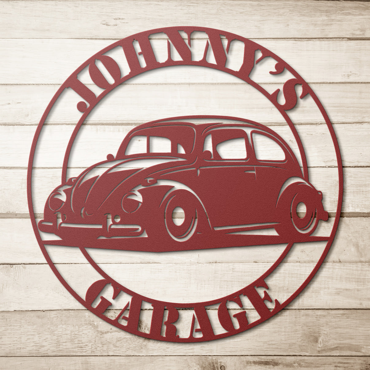 Vintage VW Metal Sign | Custom Garage Wall Art | Classic Bug Volkswagen ...