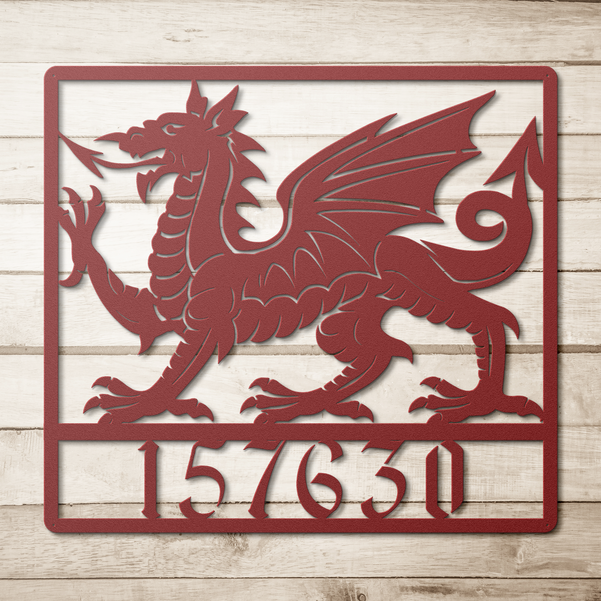 Custom Address Metal Signs | Personalized House Numbers — Metal Art Signs