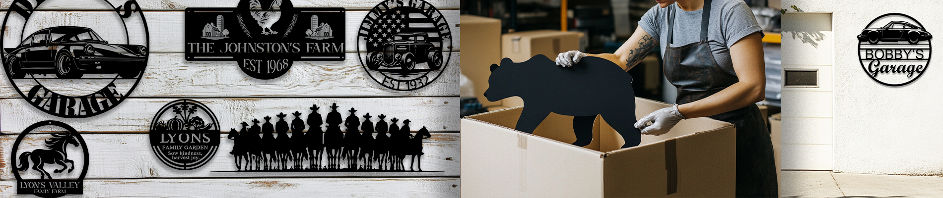 Custom Metal Wall Art | Personalized Signs for Home & Garage – Metal ...