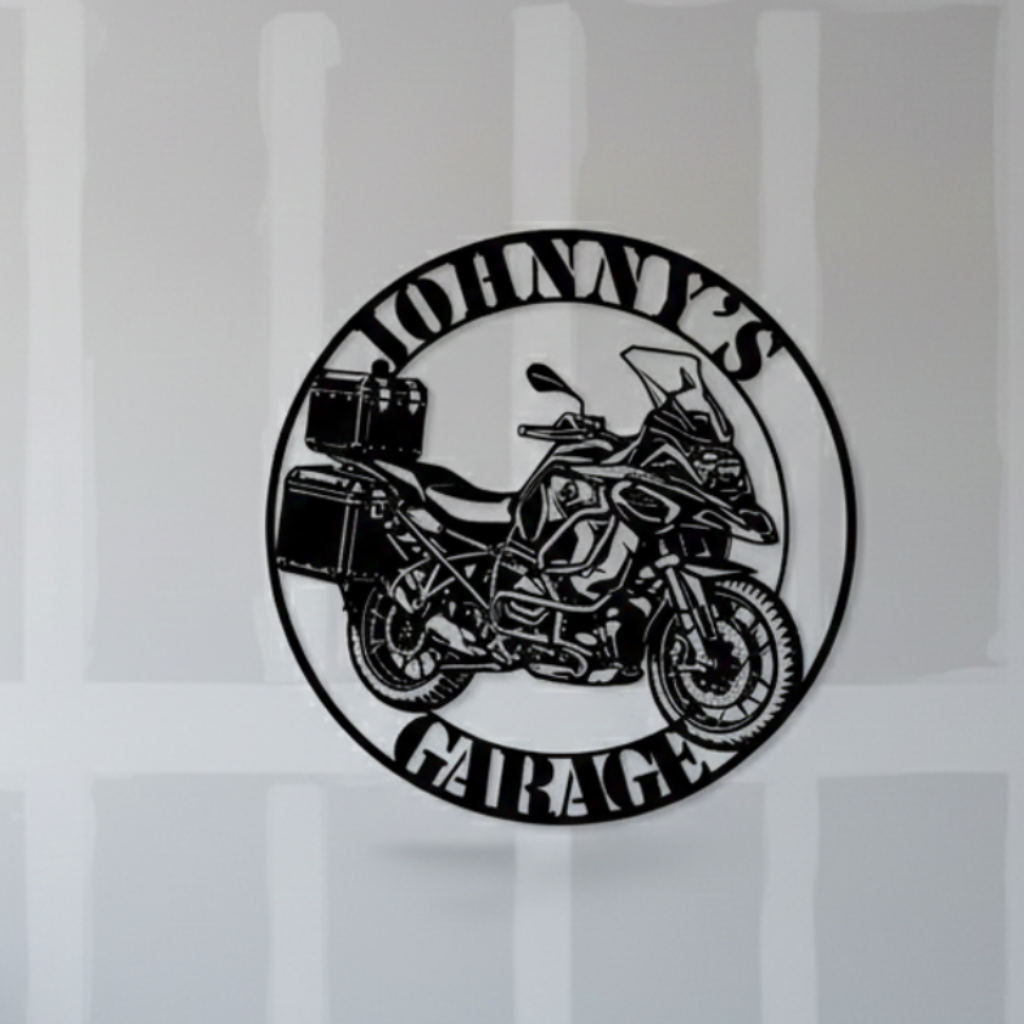 BMW R1250 GS Metal Sign | Adventure Motorcycle Garage Wall Art – Metal ...