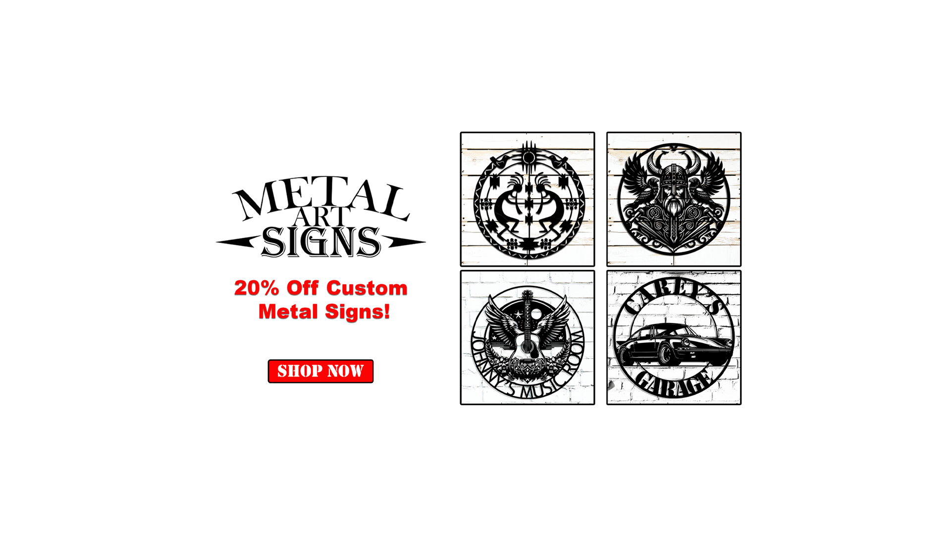 Custom Metal Wall Art | Personalized Signs for Home & Garage – Metal ...