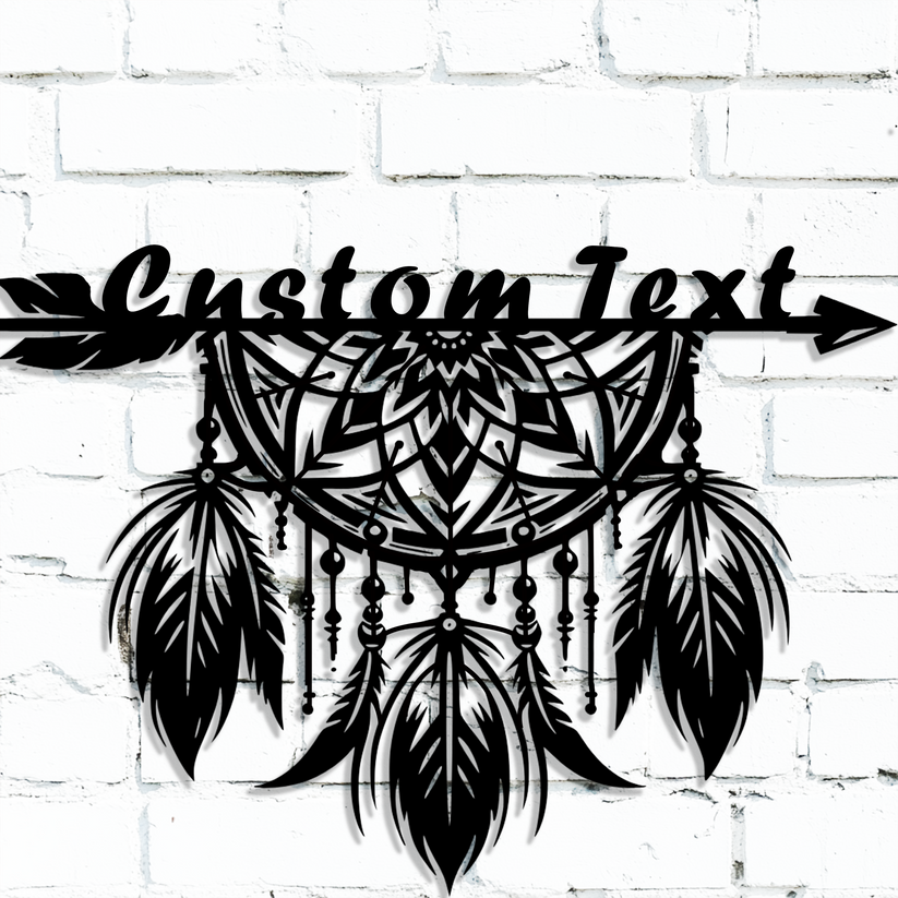 Custom Dream Catcher Metal Art - Indoor & Outdoor Decor – Metal Art Signs